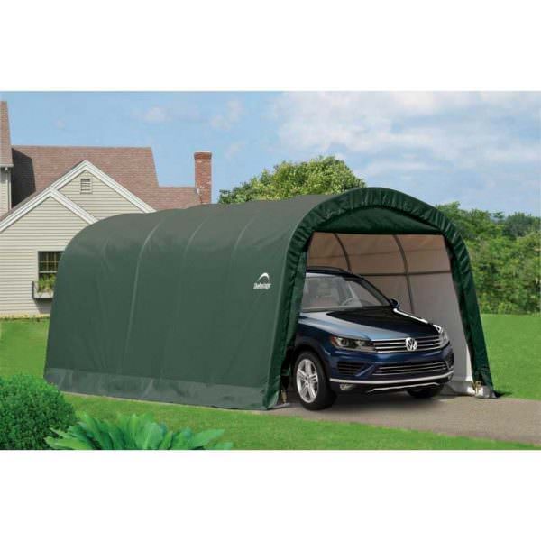 ShelterLogic 10 x 20 Round Top Auto Shelter – Pure Garden Buildings