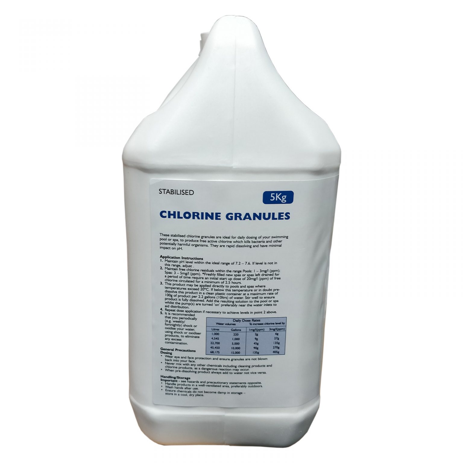 Acti 5kg Stabilised Chlorine Granules – Pure Garden Buildings