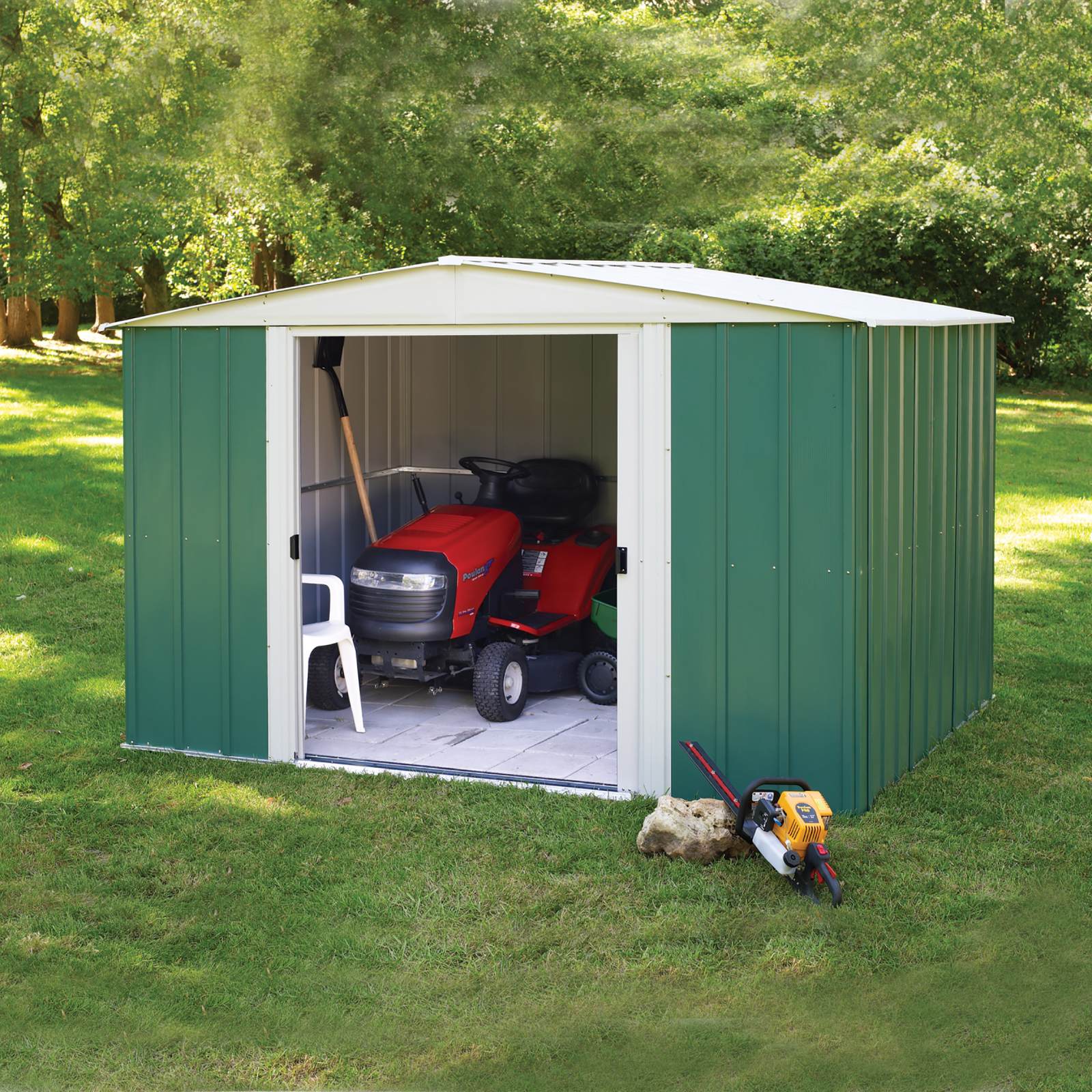 Globel Heavy Duty Half Cupboard 5 Tier Shelving Unit Racking, Lockable ...