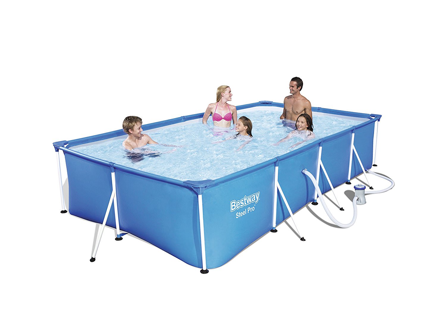 Bestway Steel Pro Swimming Pool 5700 Liters Blue 4M X 2M X 81cm