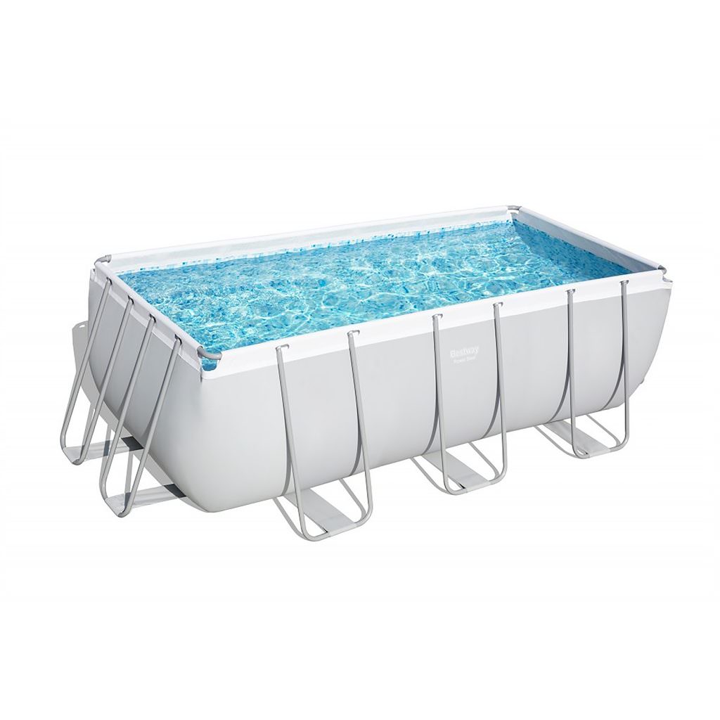 13.5ft 48inch Deep Bestway Power Steel Frame Swimming Pool – Pure ...
