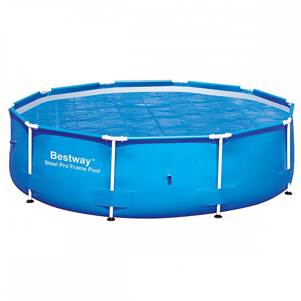 Bestway 10ft Solar Pool Cover – Steel Pro Frame Swimming Pools – Pure ...
