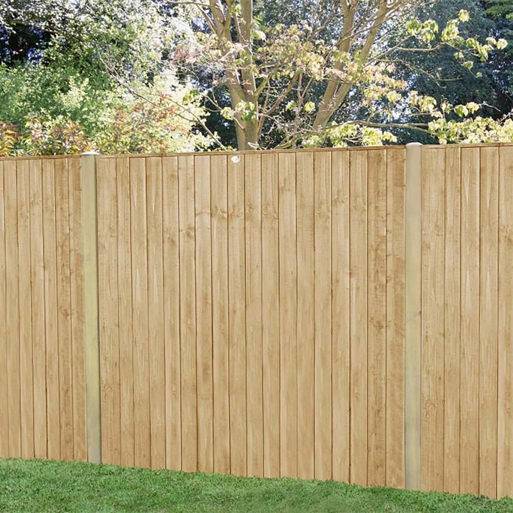 Heavy Duty Pressure Treated 6ft Green Fence Posts - 180 x 7.5 x 7.5cm ...