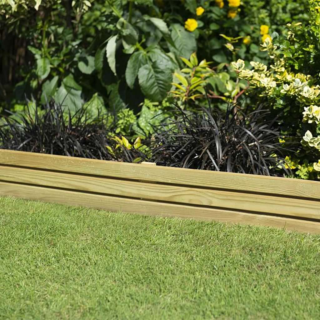 Slatted Garden Edging – 120cm – Pure Garden Buildings