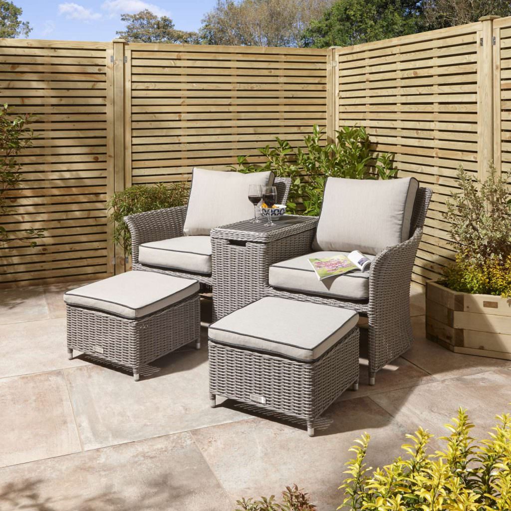 Prestbury High Quality Companion Seat Outdoor Seating Wicker Garden ...